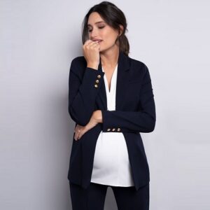 Maternity Monday: Ponte Maternity Blazer - CorporetteMoms